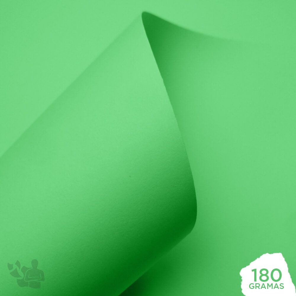 Papel Color Pop - Mimo - Verde Candy - 180g - A4 - SupperPapel | 8 anos!