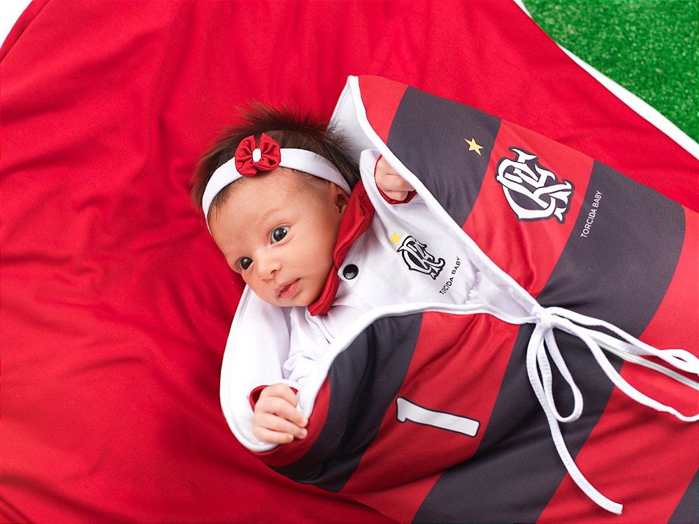 Kit Maternidade Flamengo Meninas - Cia Bebê