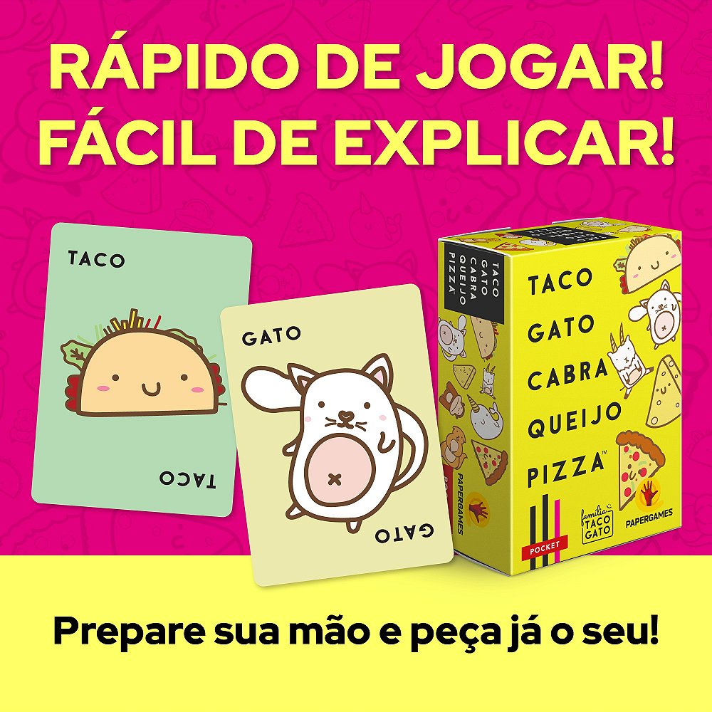 Taco Gato Cabra Queijo Pizza (Família Taco Gato) - PaperGames ...