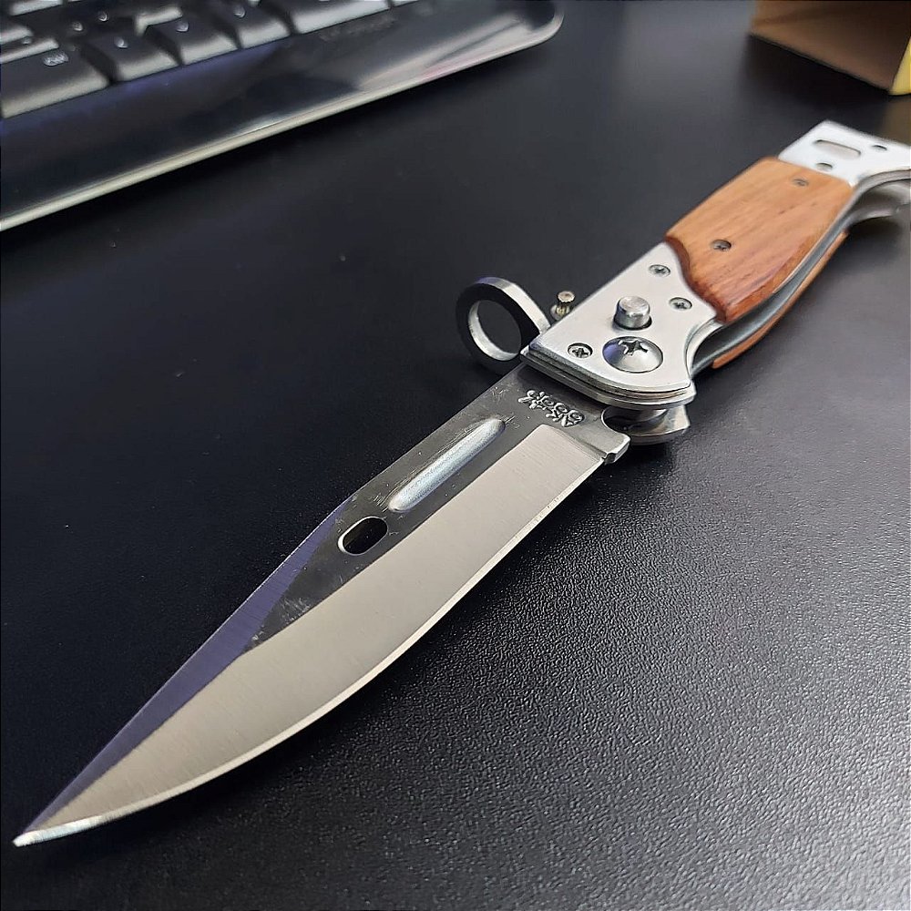 Canivete Automatico Baioneta Ak47 Pequeno 22cm - LOJA WWART - Tático ...