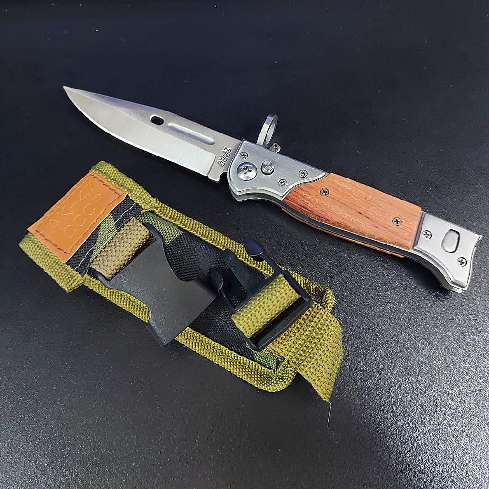 Canivete Automatico Baioneta Ak47 Pequeno 22cm - LOJA WWART - Tático ...