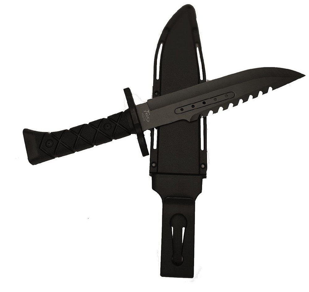 Faca Tática Militar de Sobrevivência Com Bainha De Polímero - LOJA ...