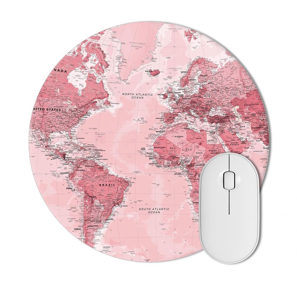 Mouse Pad Mapa Mundi Decoração Criativo - Laminina - Laminina ...