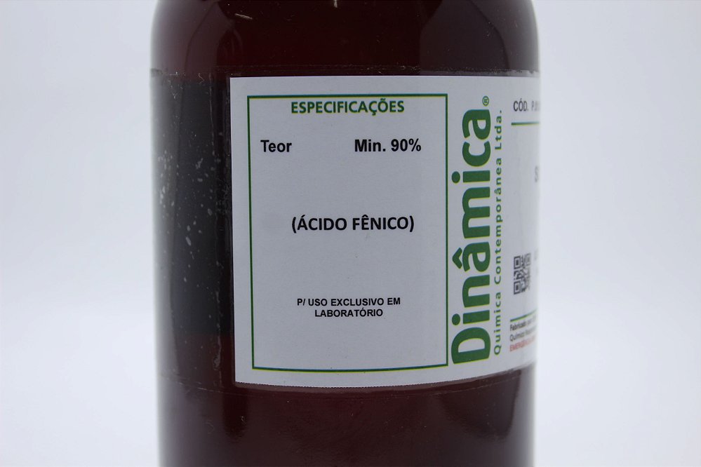 SOLUCAO FENOL LIQUIDO 90% 1L - Didática SP