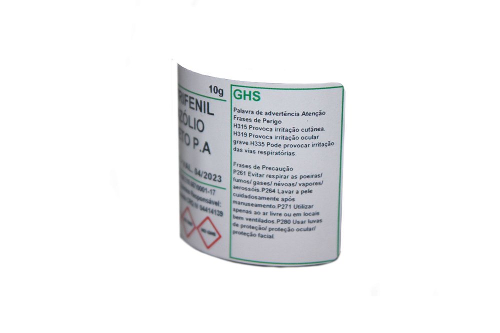 TRIFENIL TETRAZOLIO CLORETO 2,3,5 99% PA 10G - Didática SP