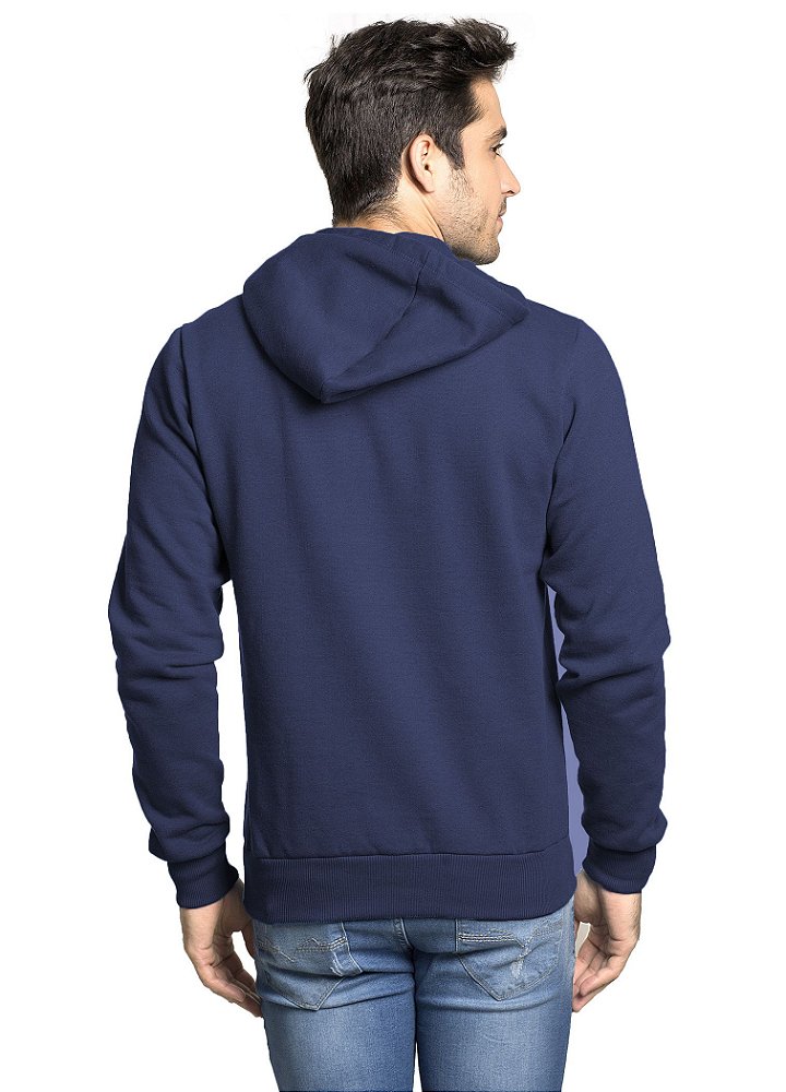 Moletom Masculino Liso Azul Royal - Tony Menswear - Não há elegância ...