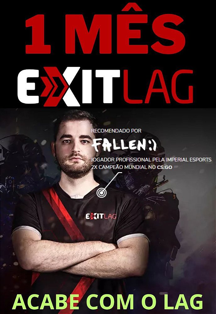 Cartão Código Pré-pago ExitLag Plano Mensal (30 dias) - Card Store ...