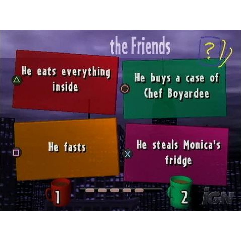 Jogo FRIENDS: The One With All The Trivia - PS2 (PlayStation) - Usado ...