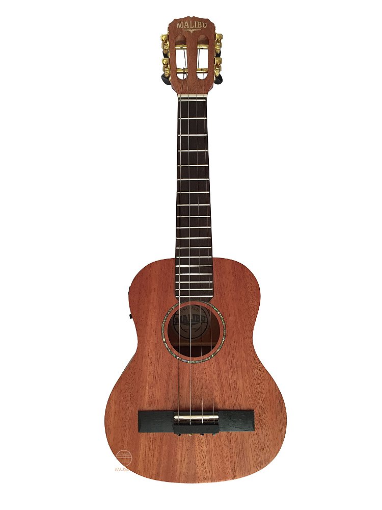Cavaco eletrico madeira Mogno fosco natural MALIBU MME - Music ...