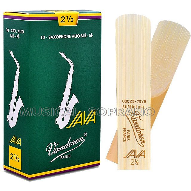 PALHETAS VANDOREN JAVA PARA SAX ALTO (CAIXA COM 10) - Musical Soprano