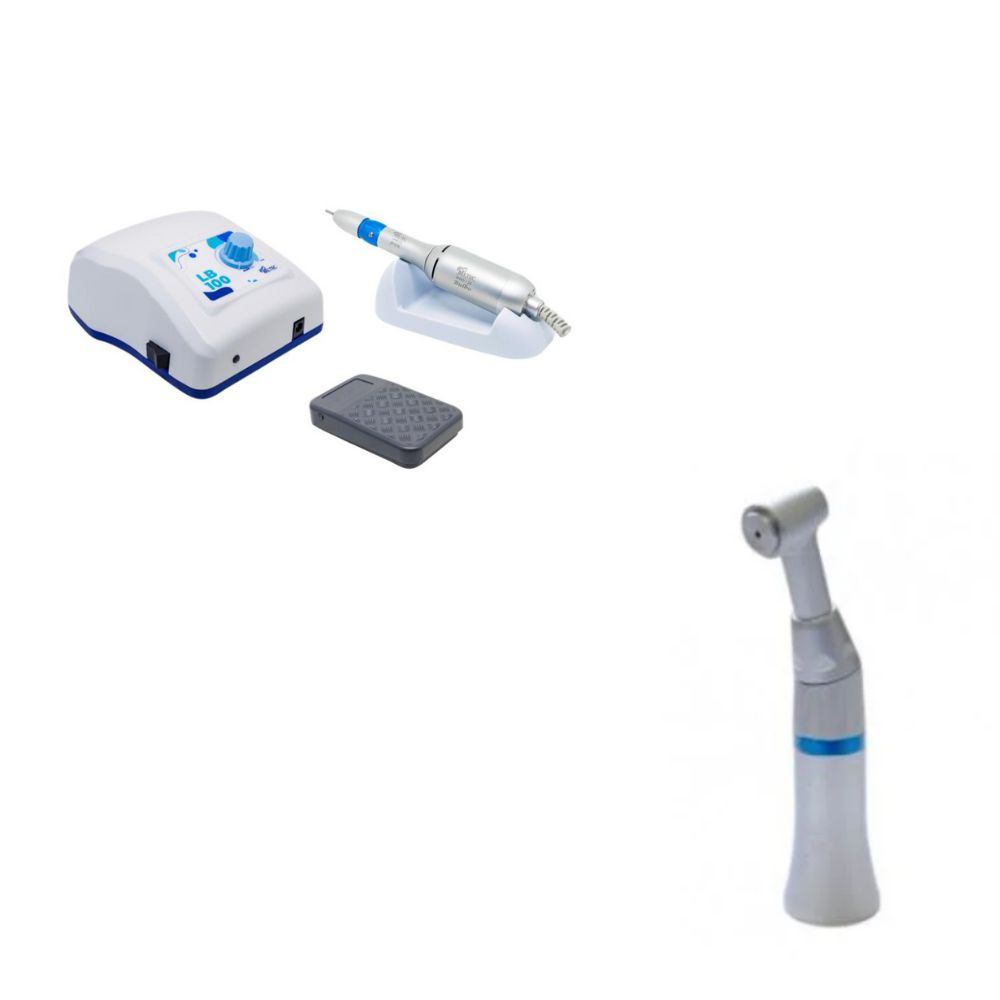 Micro Motor Beltec LB 100 Elétrico + Contra Ângulo 1:1 Intra Beltec ...