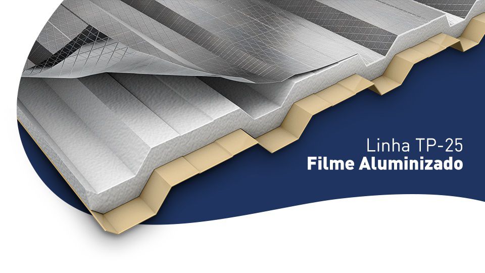 Telha Metálica Aluzinc Trapézio TP25 - Açopar Distribuidora Passo Fundo
