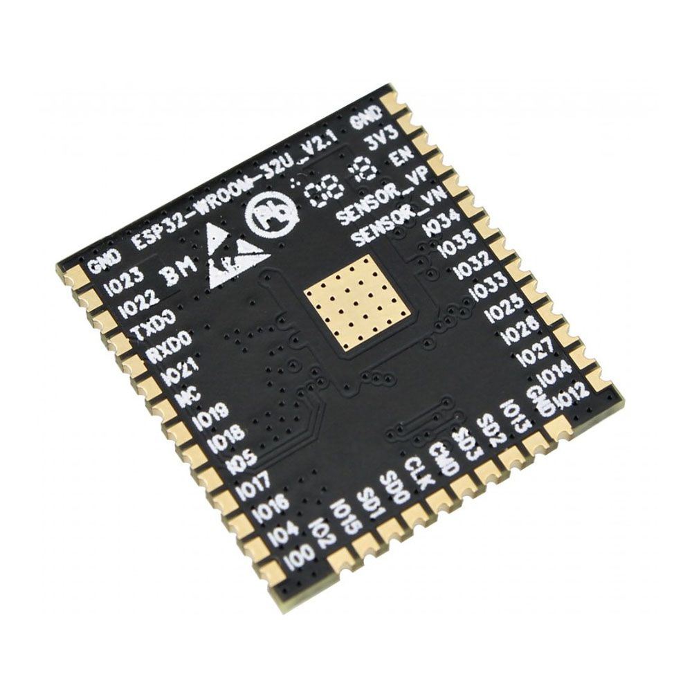 Chip ESP32-WROOM-32U - Eletrogate | Arduino, Robótica, IoT, Apostilas e ...