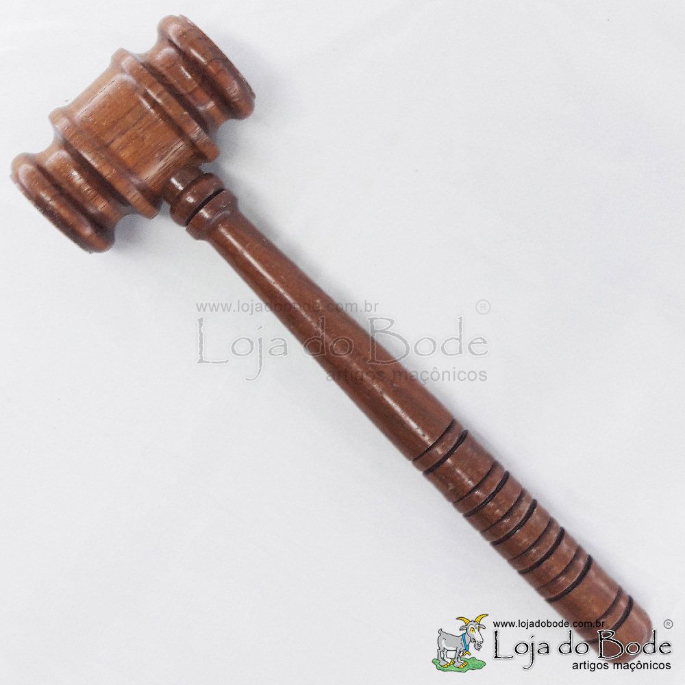 Malhete Madeira Nobre Trabalhado - Loja do Bode - artigos maçônicos