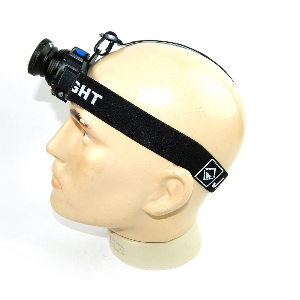 Lanterna De Cabeça Profissional Com Ajuste De Foco Bateria Recarregáve