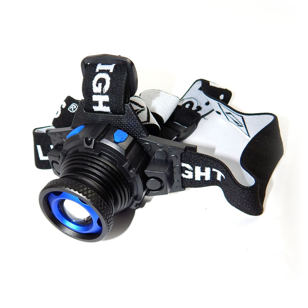 Lanterna De Cabeça Profissional Com Ajuste De Foco Bateria Recarregáve