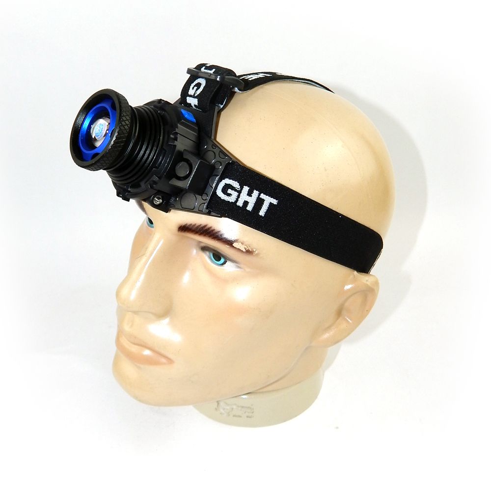 Lanterna De Cabeça Profissional Com Ajuste De Foco Bateria Recarregáve