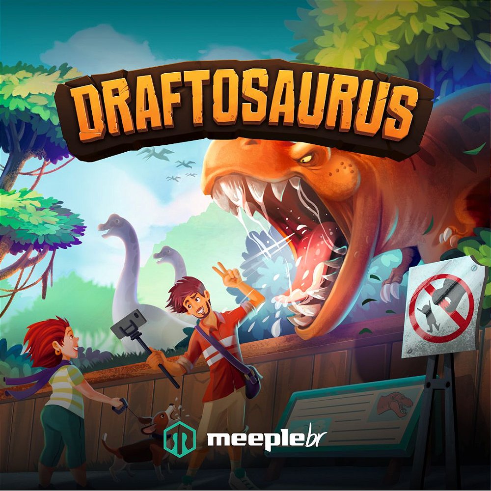 Draftosaurus MeepleBR - PandaBoardGames