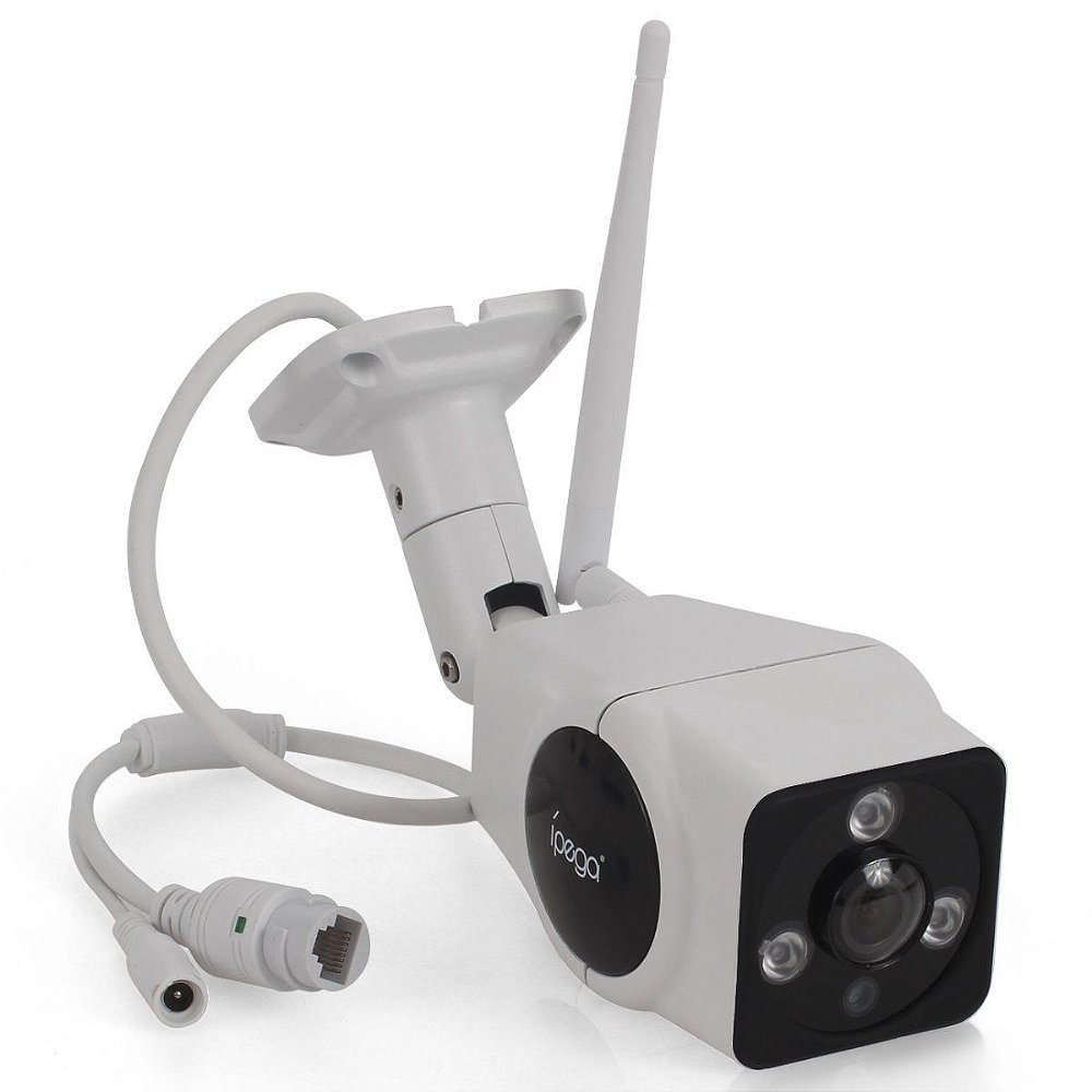 CÂMERA ÍPEGA KNUP MODELO KP-CA125 360° WI-FI RESOLUÇÃO 1080P - ALCANCE ...