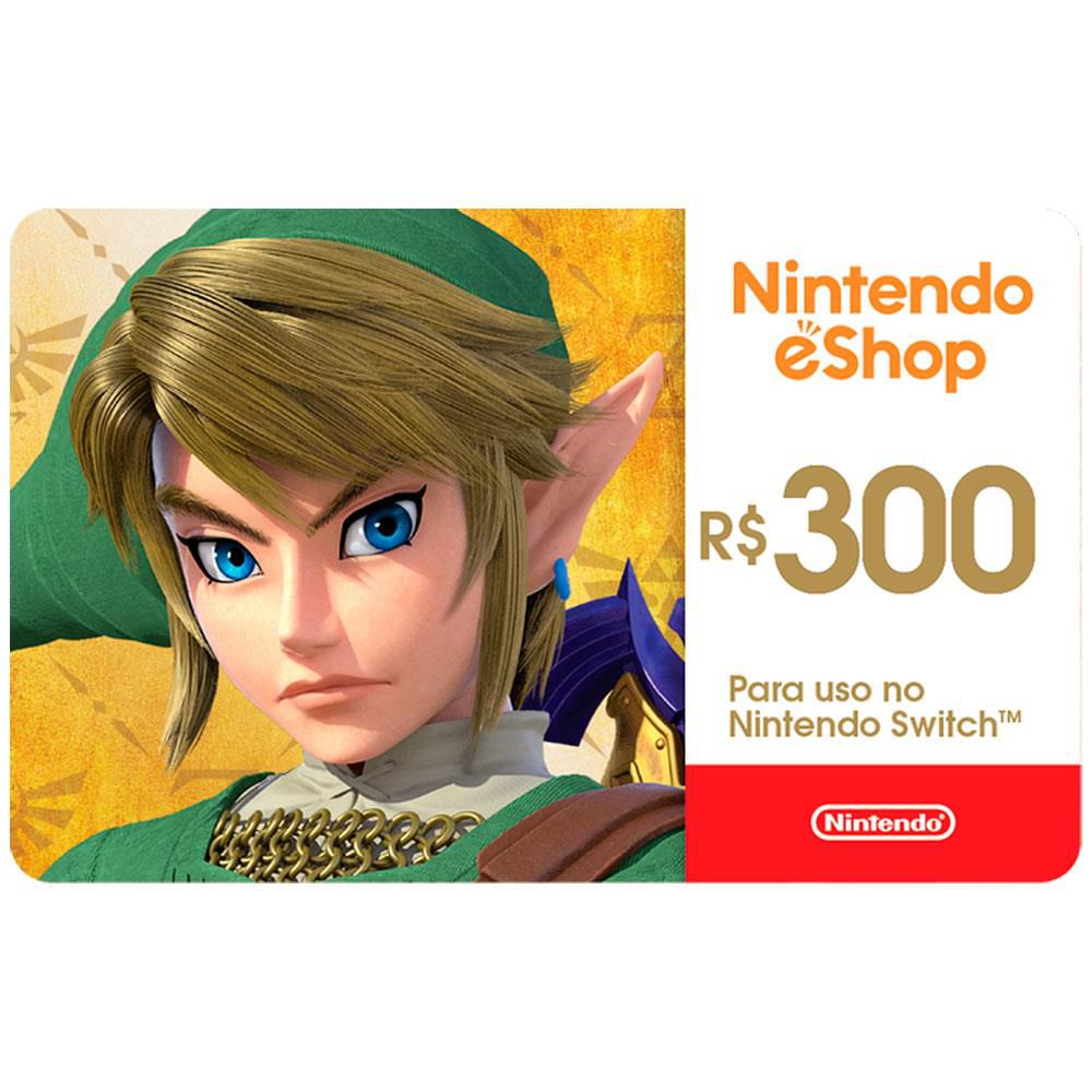 Cartão Presente Nintendo eShop Online - Cadê Meu Jogo