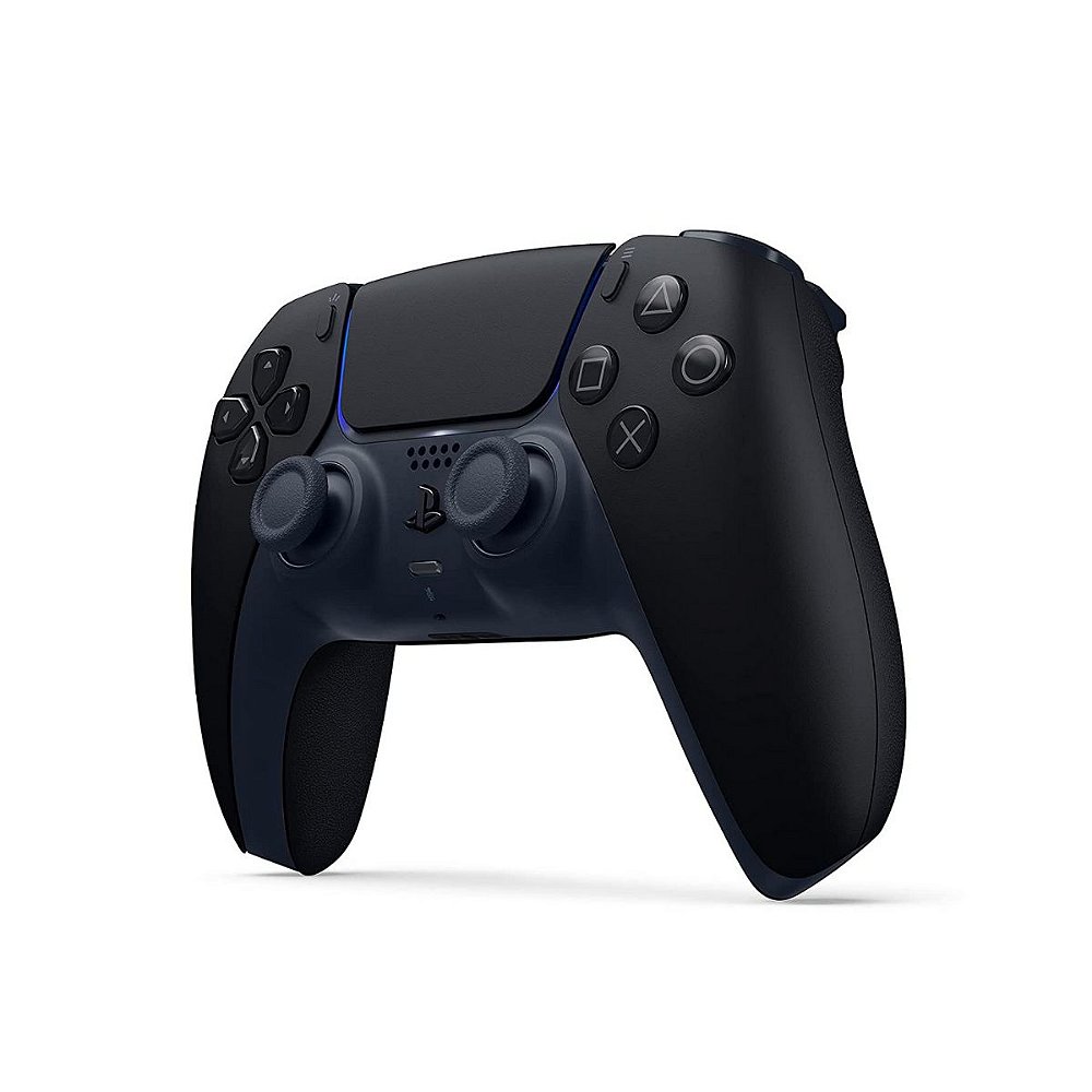 Controle Dualsense Preto Midnight Black Ps5 Game Games Loja De