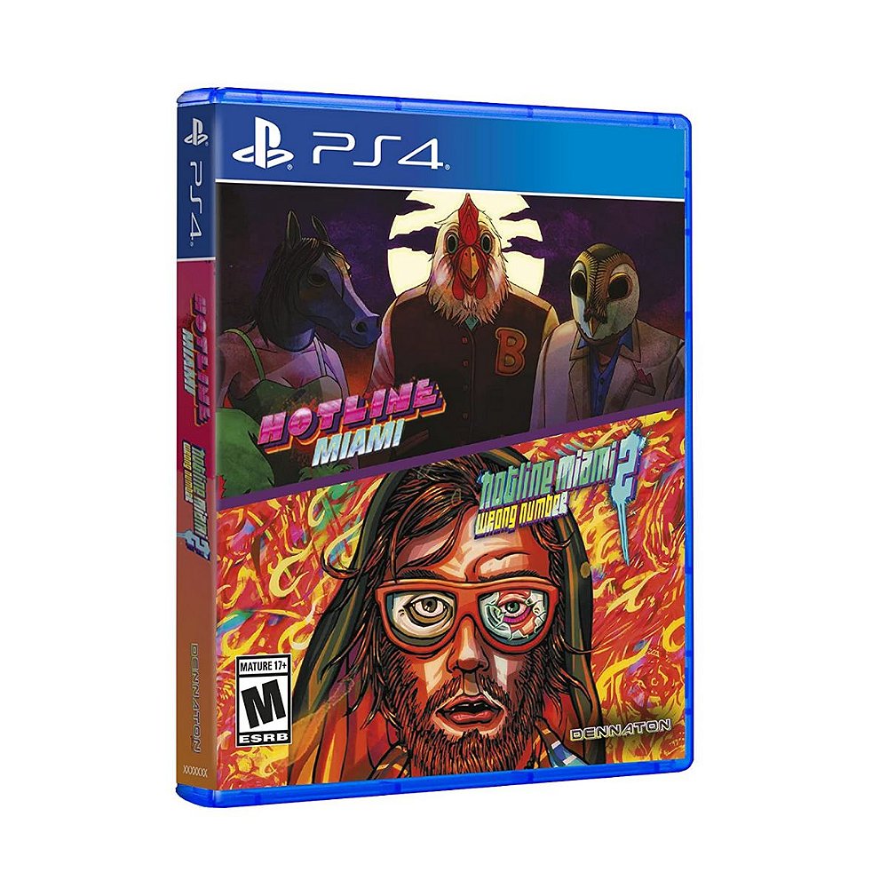 Hotline Miami & Hotline Miami 2 Wrong Number - PS4 - Game Games