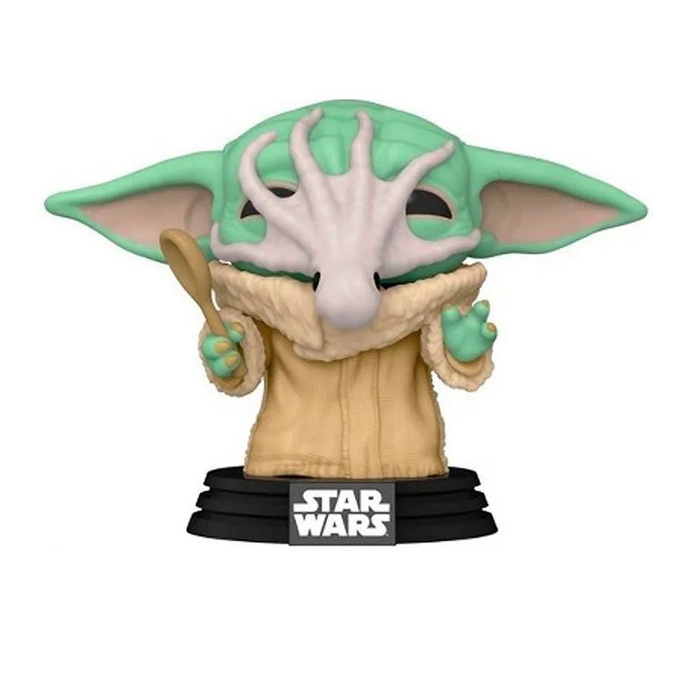 Funko Pop The Mandalorian 469 Baby Yoda Grogu w/ Chowder Squid - Game ...
