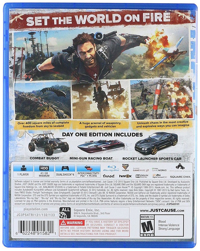 Just Cause 3 Collector's Edition - PS4 - Game Games - Loja de Games ...