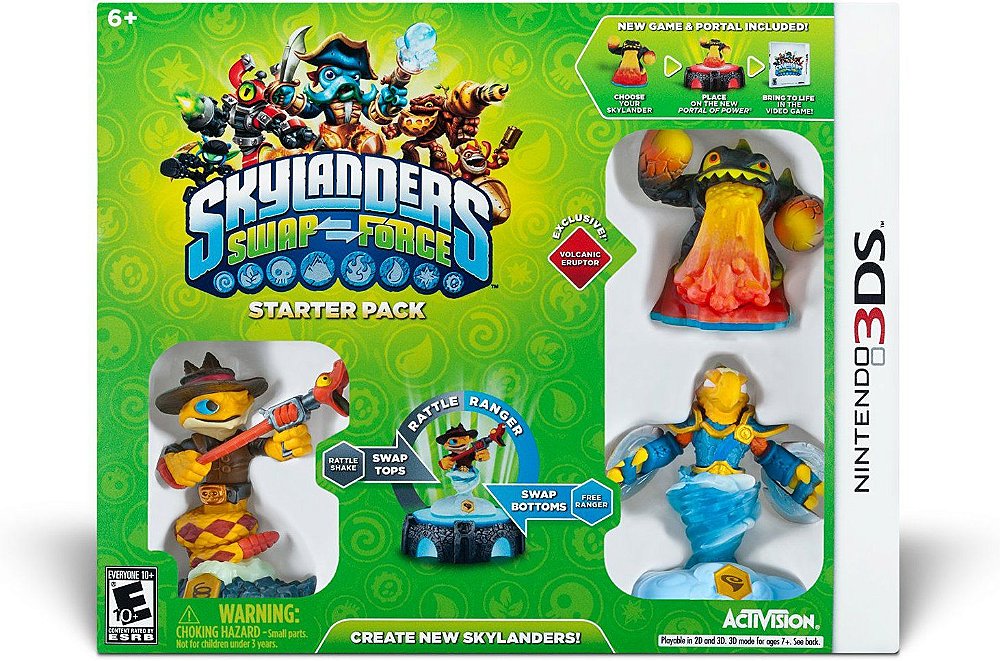 Skylanders Swap Force Starter Pack - 3DS - Game Games - Loja de Games ...