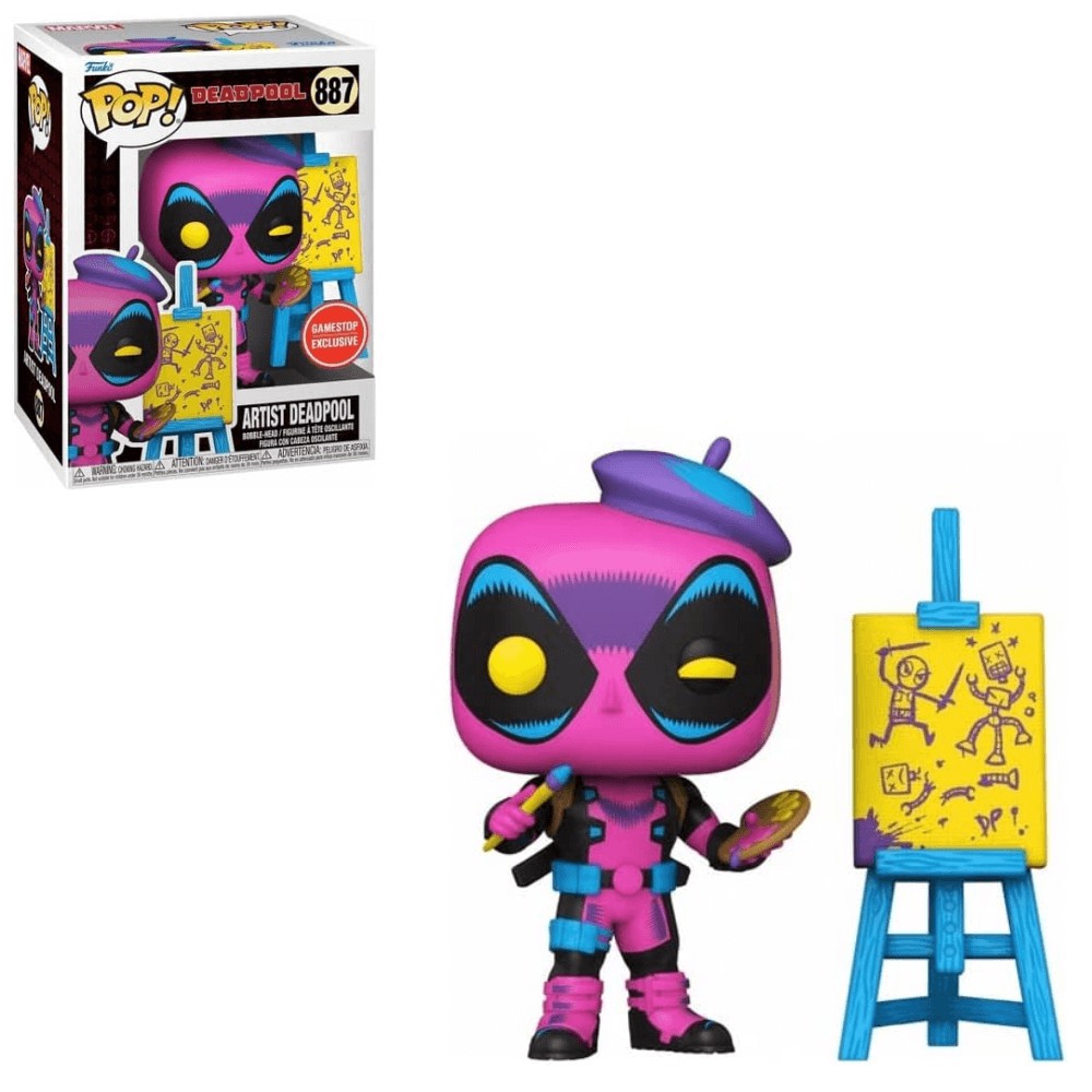 Funko Pop Deadpool 887 Artist Deadpool Exclusive - Game Games - Loja de ...