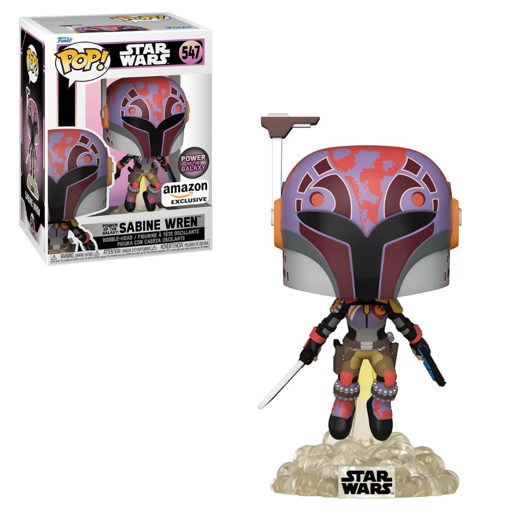 Funko Pop Star Wars 547 Sabine Wren w/ Darksaber Exclusive - Game Games ...