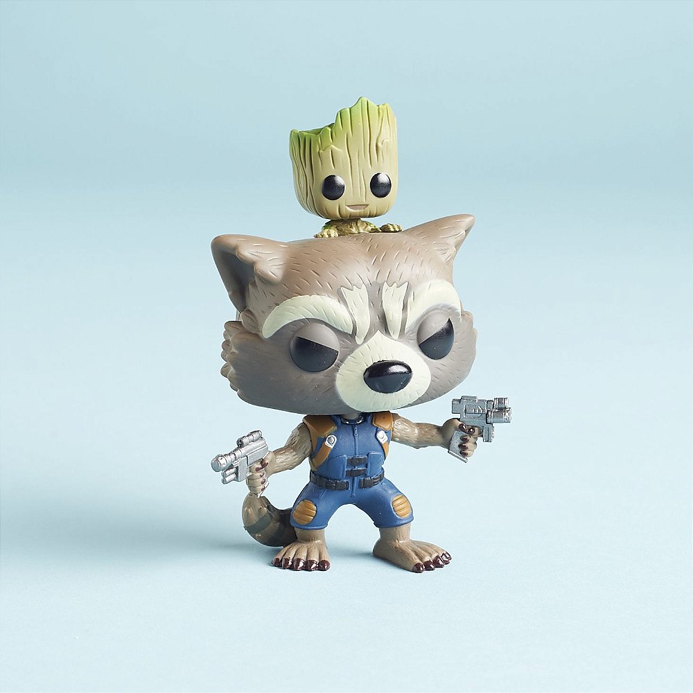 Funko Pop Guardians of the Galaxy vol. 2 211 Rocket with Groot ...