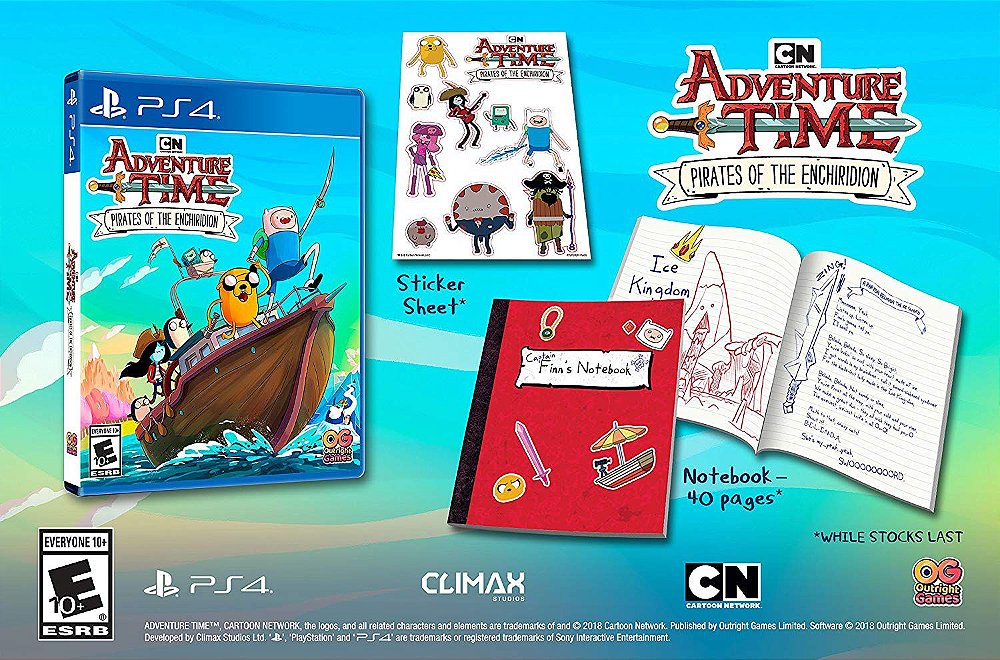 Adventure Time Pirates of the Enchiridion - PS4 - Game Games - Loja de ...