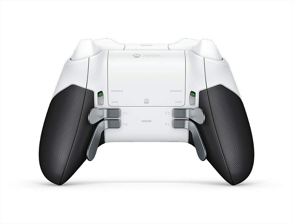 Controle Xbox One Elite Wireless Platinum White - Microsoft - Game ...