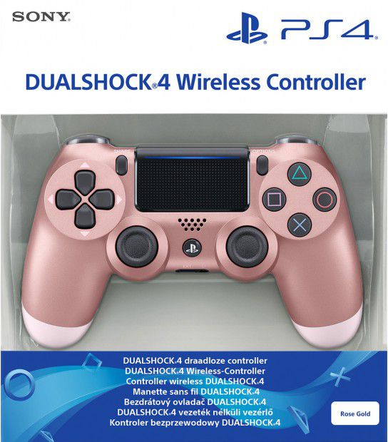 Controle DualShock 4 Wireless Controller Rose Gold Rosa - PS4 - Game ...