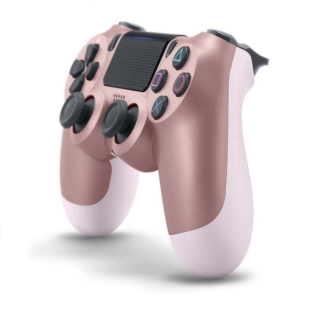 Controle DualShock 4 Wireless Controller Rose Gold Rosa - PS4 - Game Games - Loja de Games ...