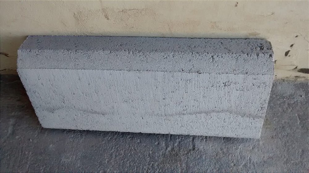 Mini guia de concreto para piso intertravado 50x20x08 - Blocos Fantinato