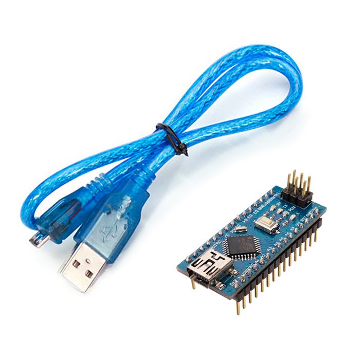 Nano V3.0 + Cabo Usb para Arduino - Eletrônica Ômega