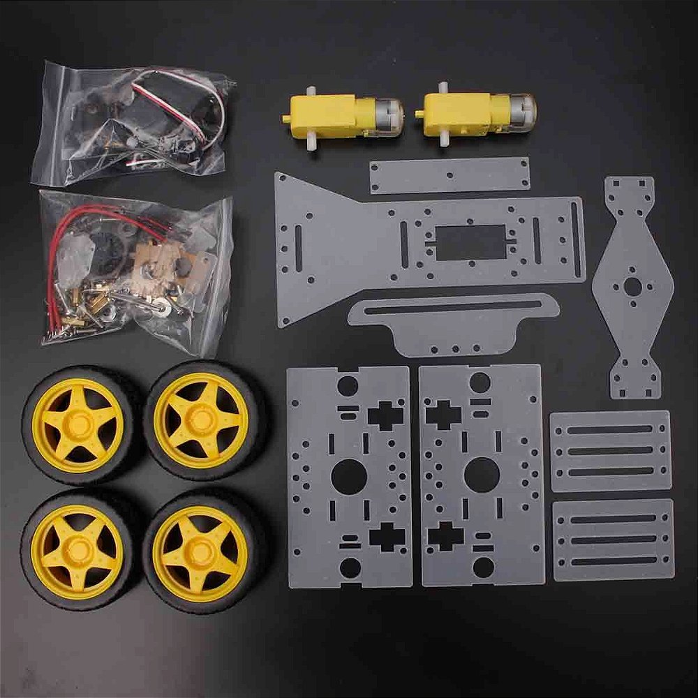 Kit Chassi Fórmula 1para Arduino Eletrônica Ômega 