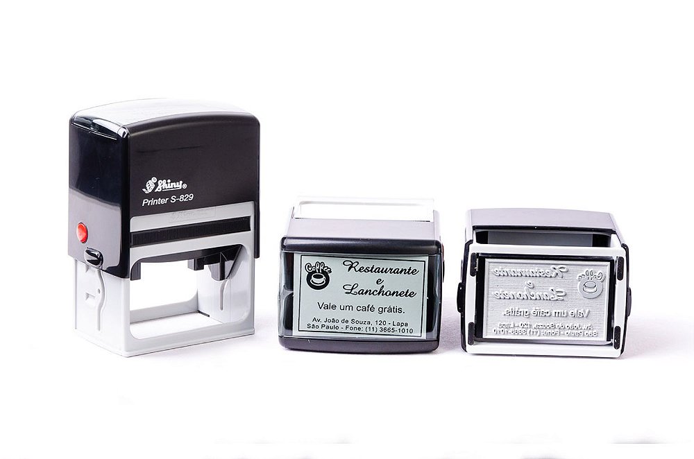 Carimbo Personalizado Automático CNPJ - Shiny S829 - Carimbo Virtual