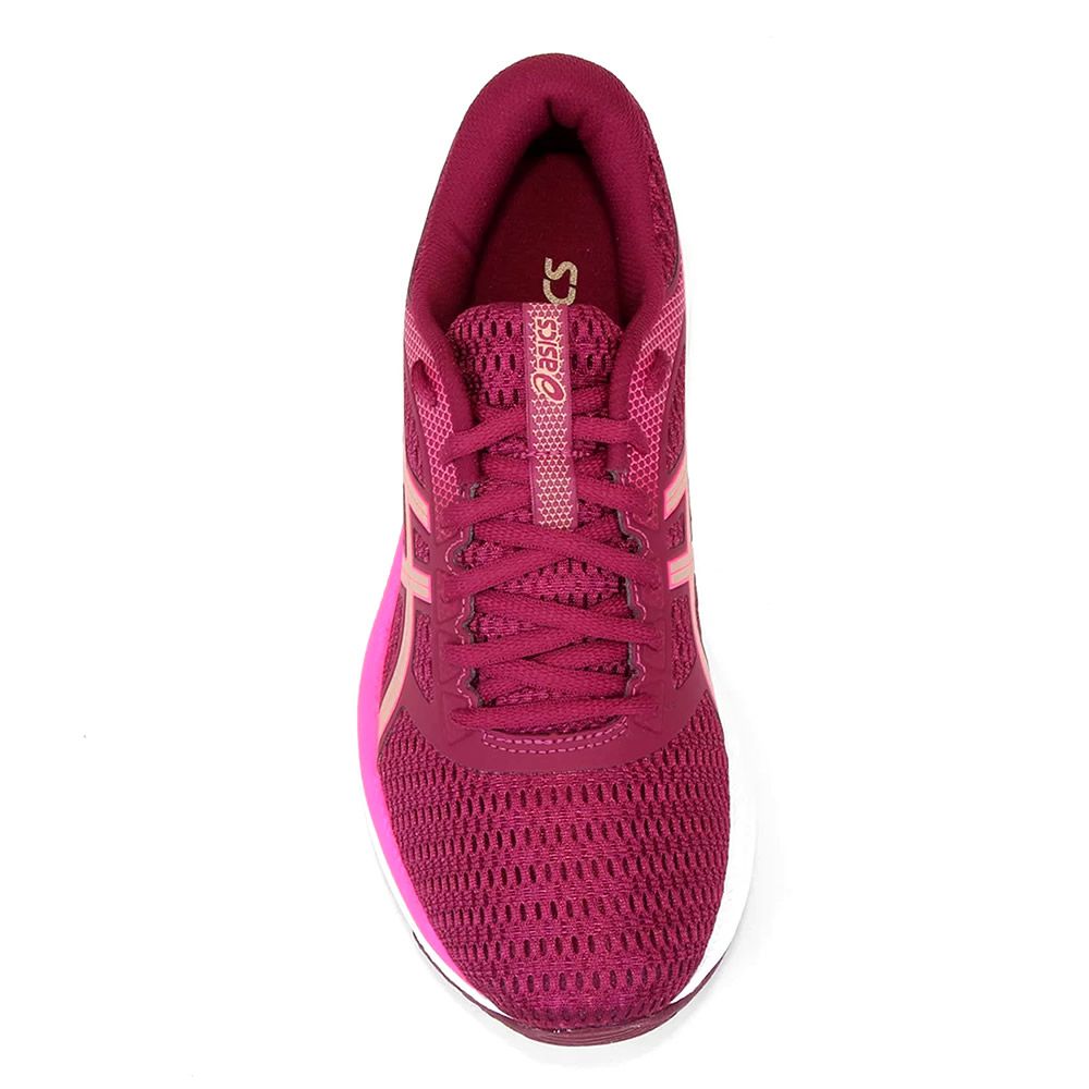 Tenis Asics Gel Sparta Running Feminino Bordo e Rosa - 10K Sports