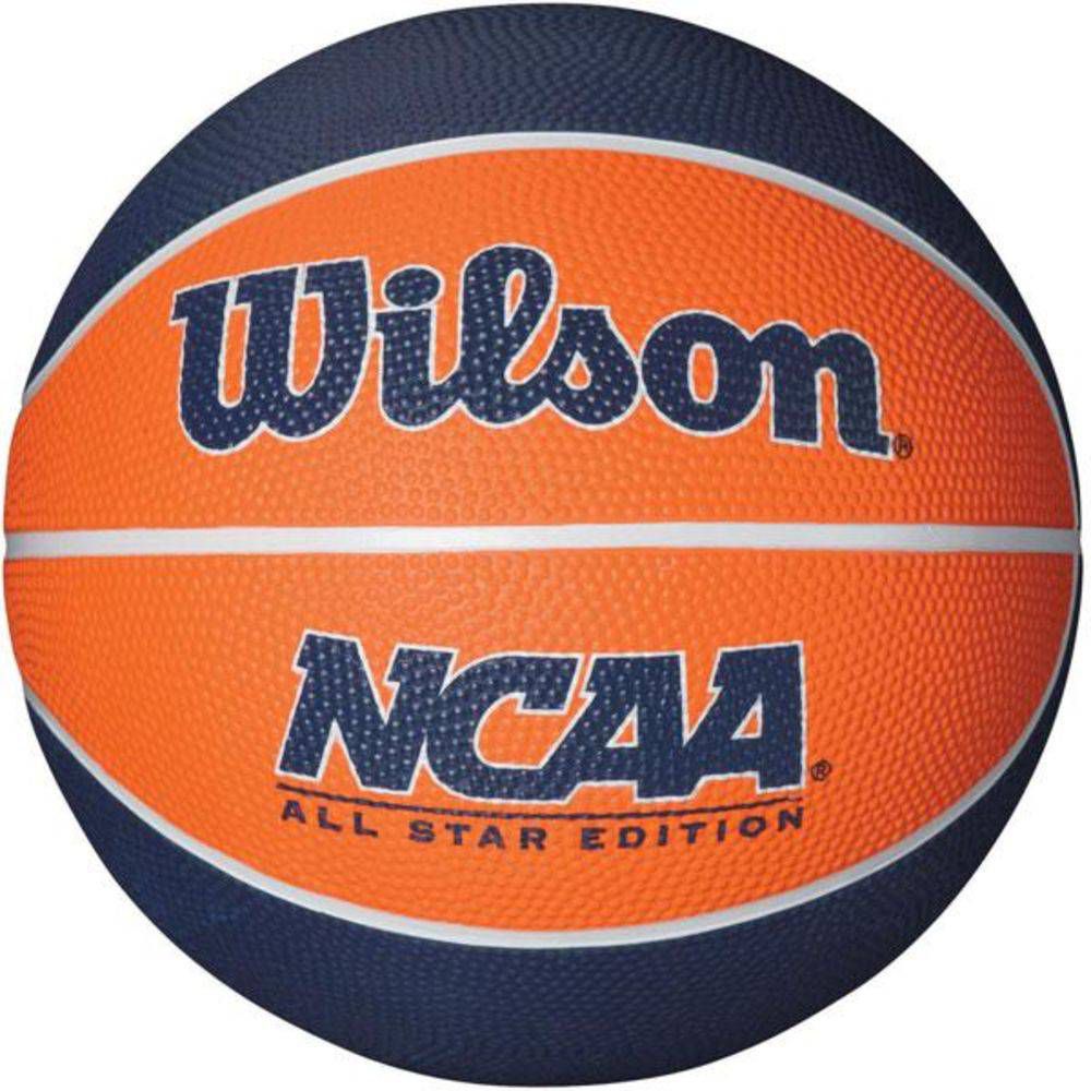 Mini Bola Wilson Basquete Laranja/Azul - 10K Sports