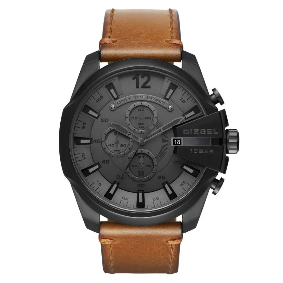 Relógio Diesel Masculino Mega Chief Preto DZ44630PN - 10K Sports