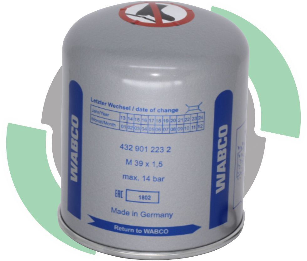 Filtro Secador Wabco PU 4329012232 - VW 2T2616787 - LRC Distribuições ...