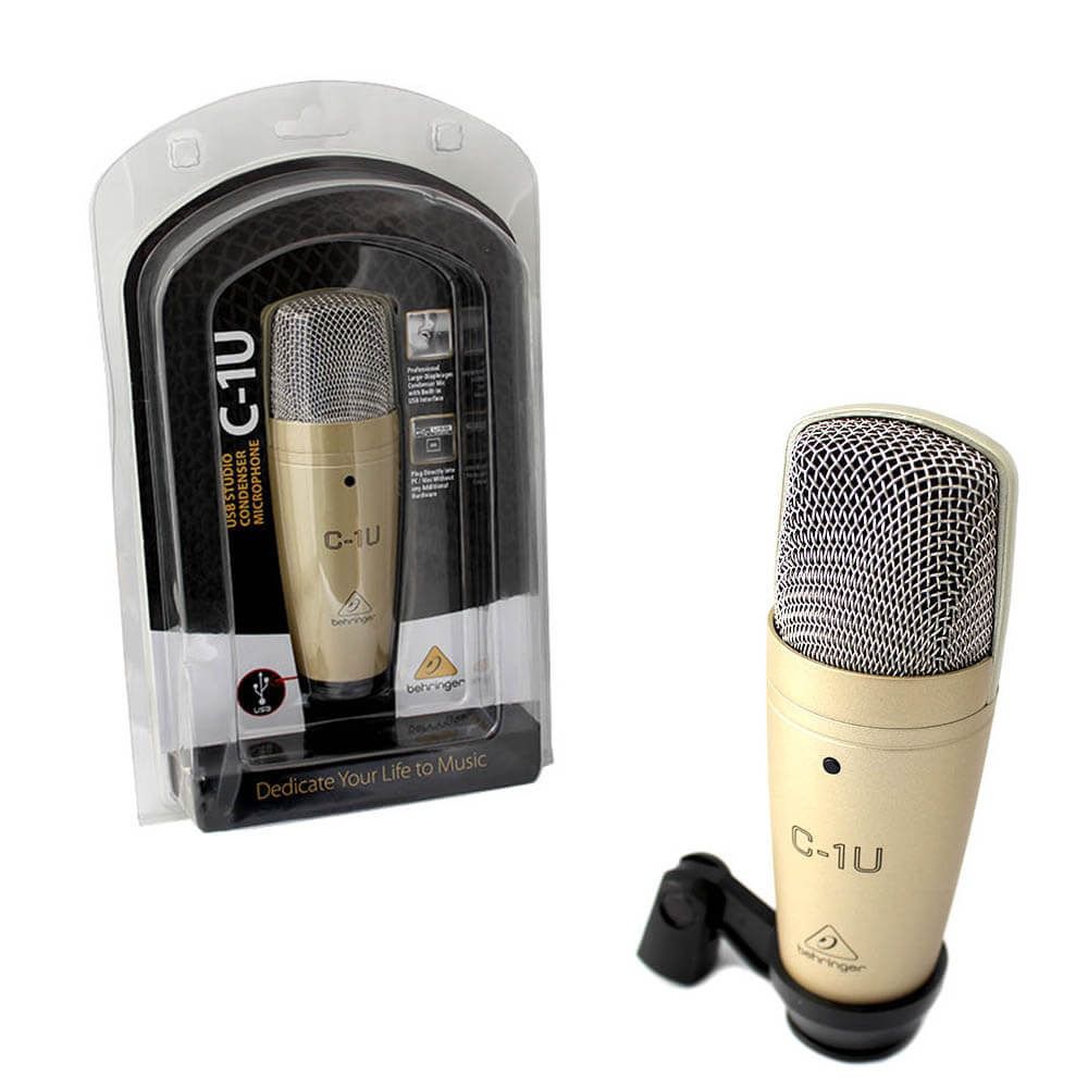 Microfone Condensador Behringer C-1U USB - Krunner - Loja de ...