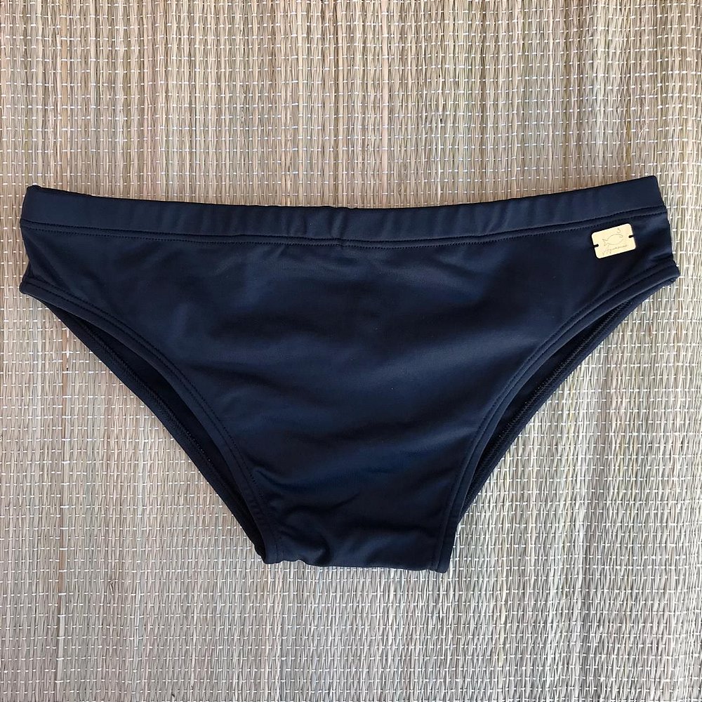 Sunga Basic Preta - PowerSlip - Aquarine