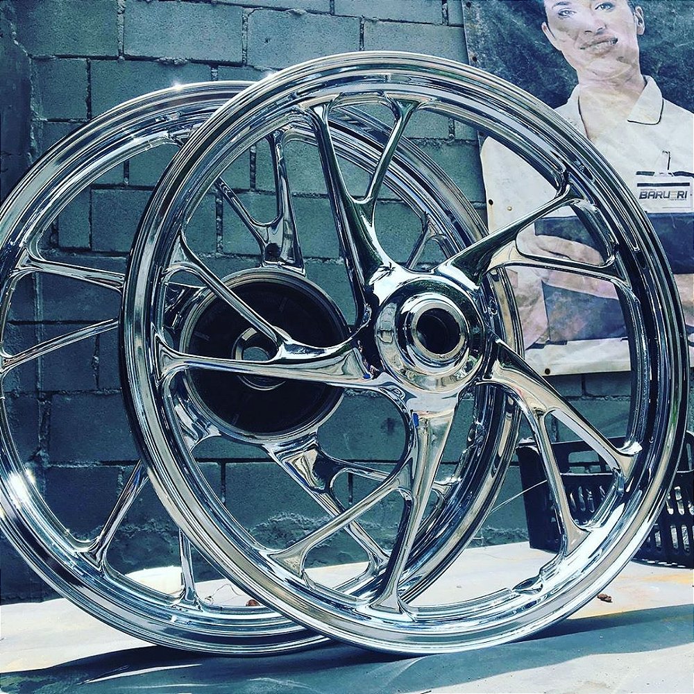 RODA CROMADA HONDA 160 - ARTECROMO