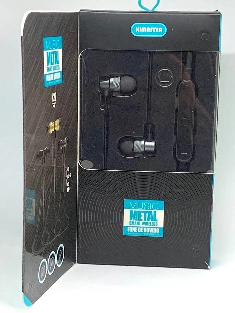 Fone De Ouvido Bluetooth Kimaster K27 Com Microfone Sem Fio - Zapach ...