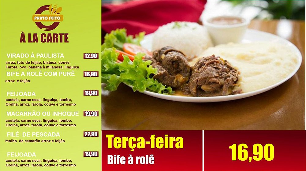 Menu Digital para Restaurante - Prato do Dia - Menu-Food: Menu Digital ...