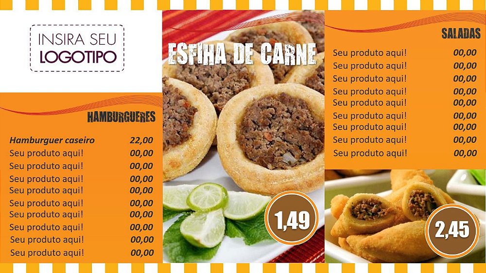 Menu Digital para Pastelarias, Lanchonetes, Restaurantes 100% ...